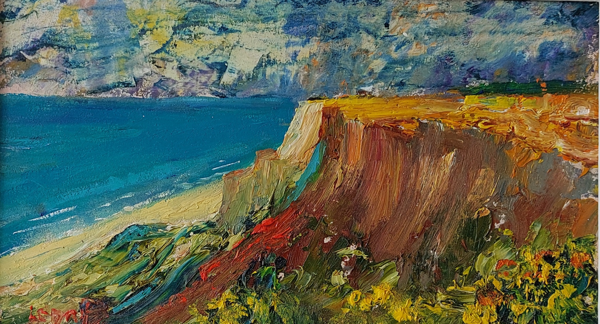 West Runton cliffs - Leon Bunnewell - The Gallery Norfolk