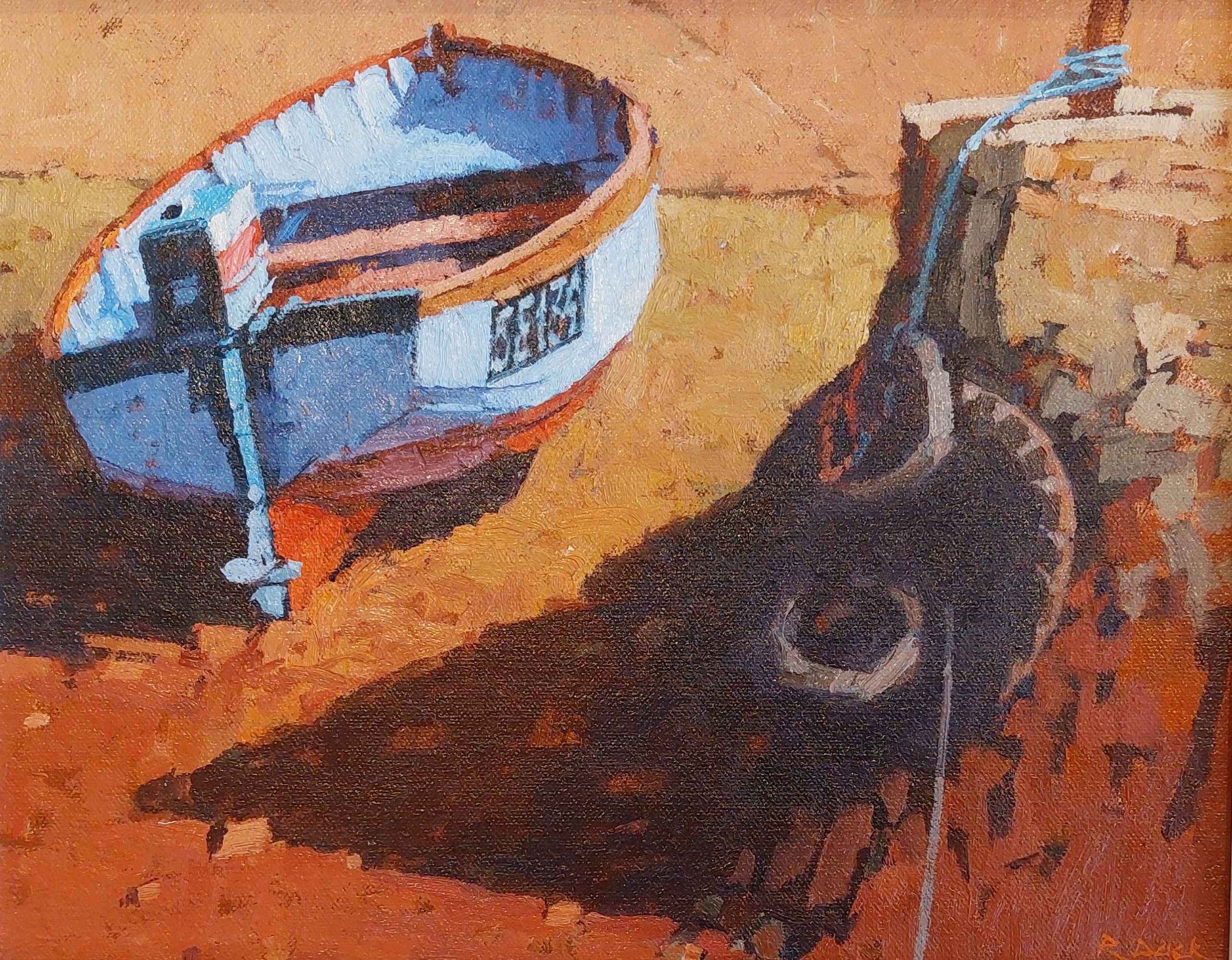 The Blue Boat, Oulton Broad - Richard Dack - The Gallery Norfolk